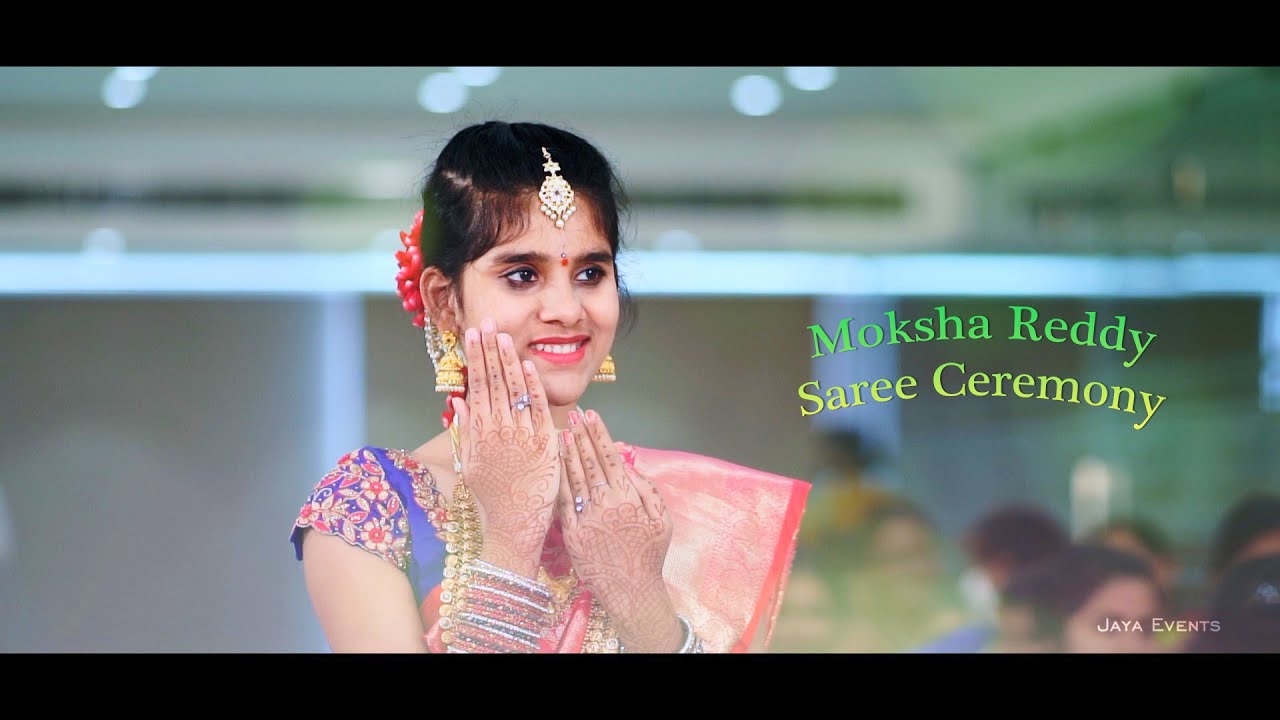 Moksha Reddy Saree Ceremony teaser - YouTube