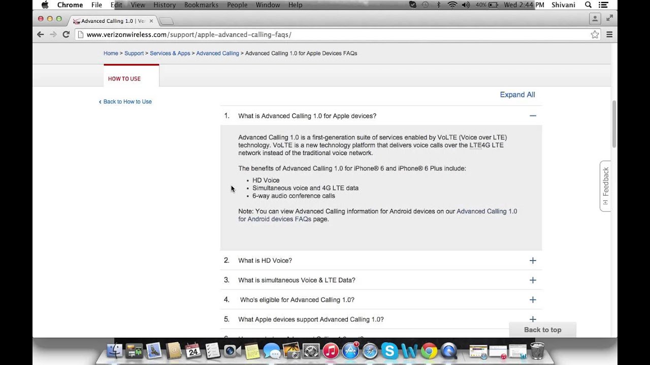 Advanced Calling 1.0 For Verizon Wireless Customers - YouTube
