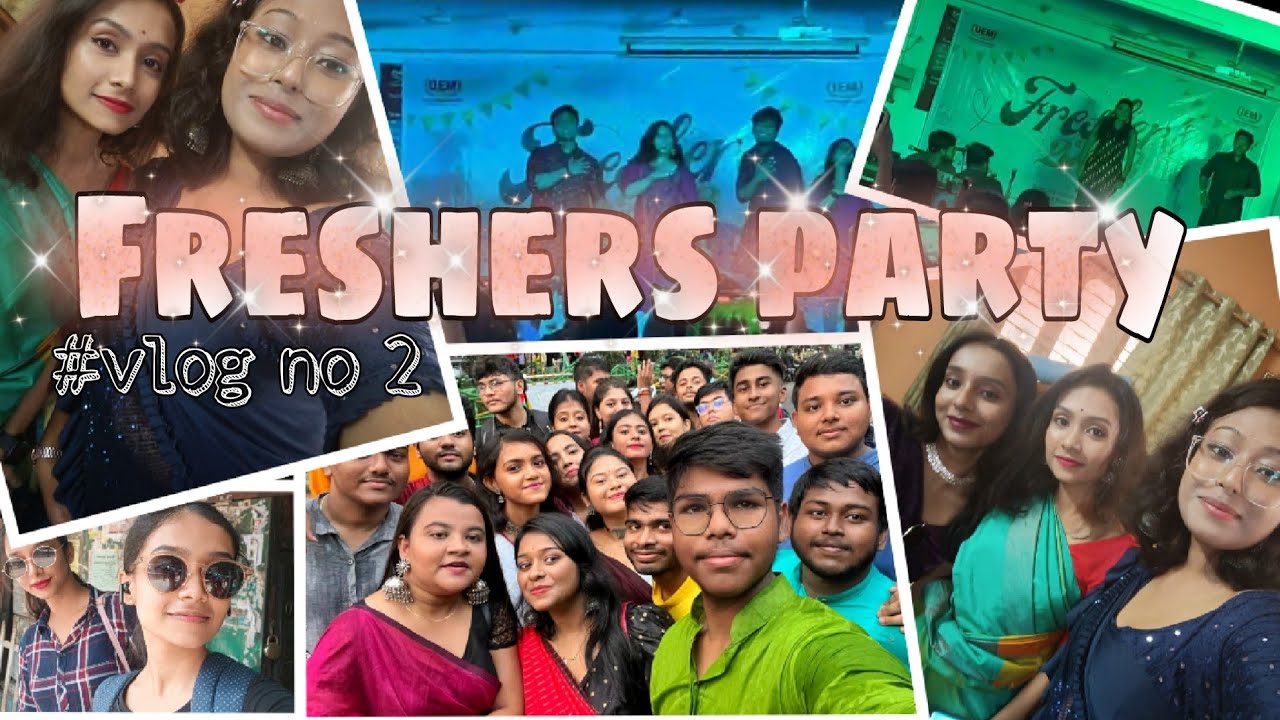 Fresher's Party 2023 🥳|| College Life || Sayani Seal ️ - YouTube