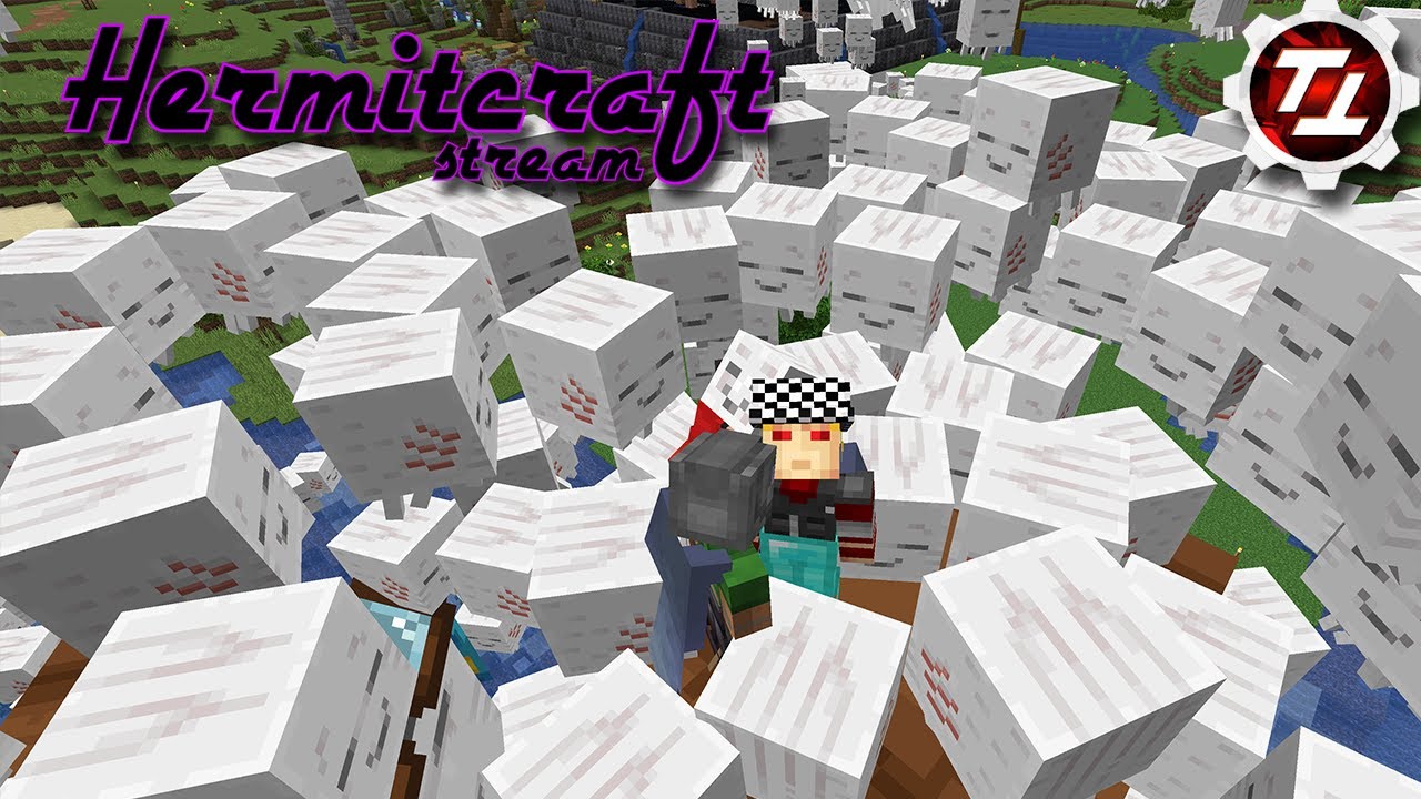 Hermitcraft - Happy Ghast Rave Party with Ren, Xisuma, Cub, Skizz ...