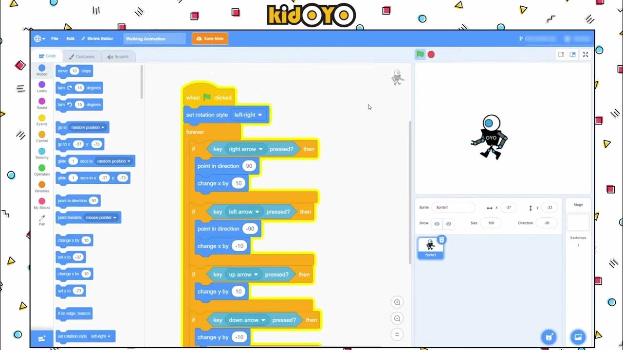 Intro to Scratch Series - Walking Animation - YouTube