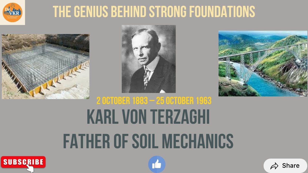 Why a Mechanical Engineer Named as Father of Soil Mechanics - Karl Von ...