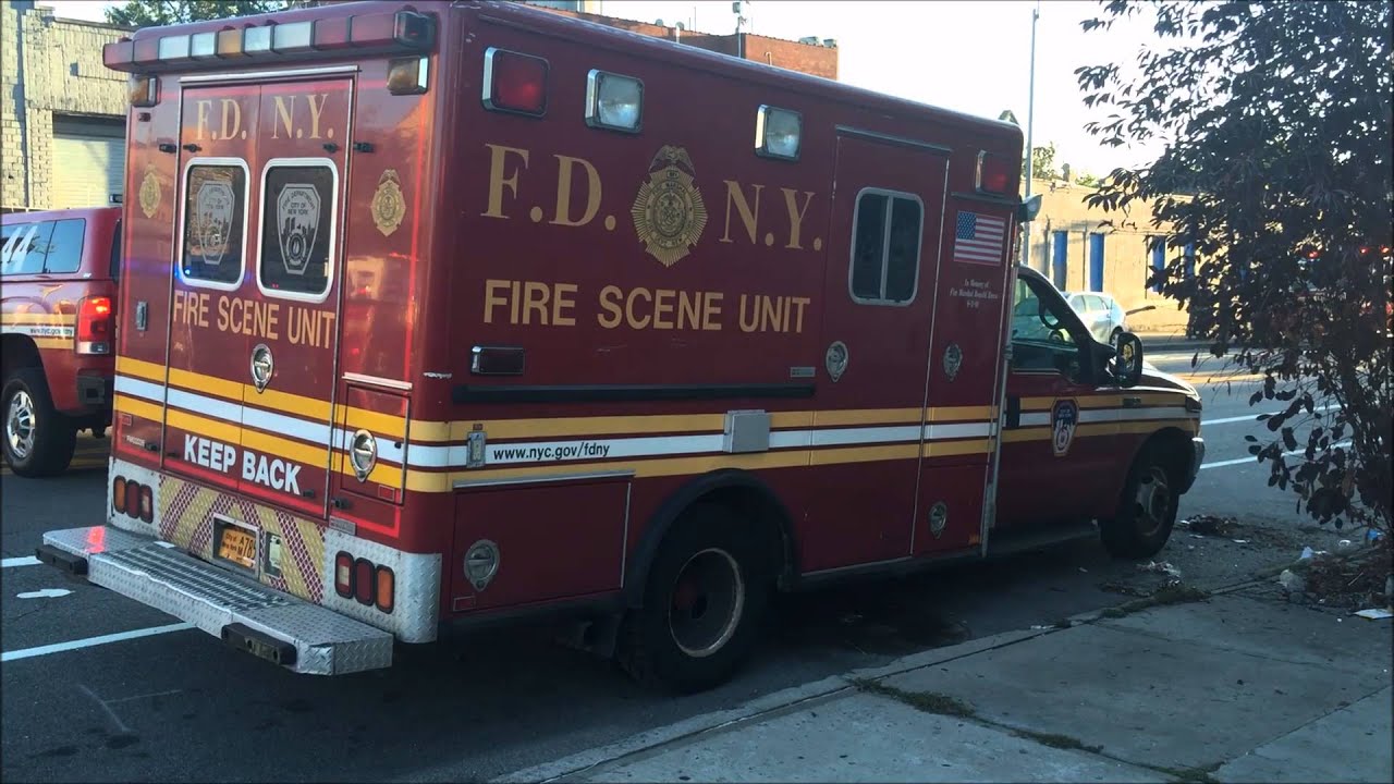 FDNY FIRE SCENE UNIT RESPONDING MODIFIED INTO 10-75 INDUSTRIAL ...