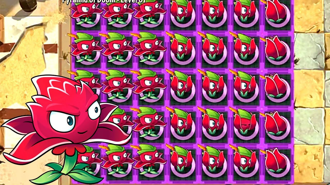 Plants vs Zombies 2 Gameplay Red Stinger vs All Zombies in PVZ2 - YouTube