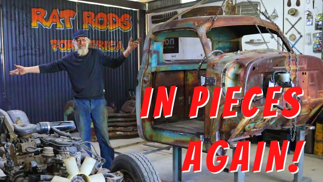 TEARING DOWN THE TRUCK! - 1951 Chevy Rat Truck Build - YouTube