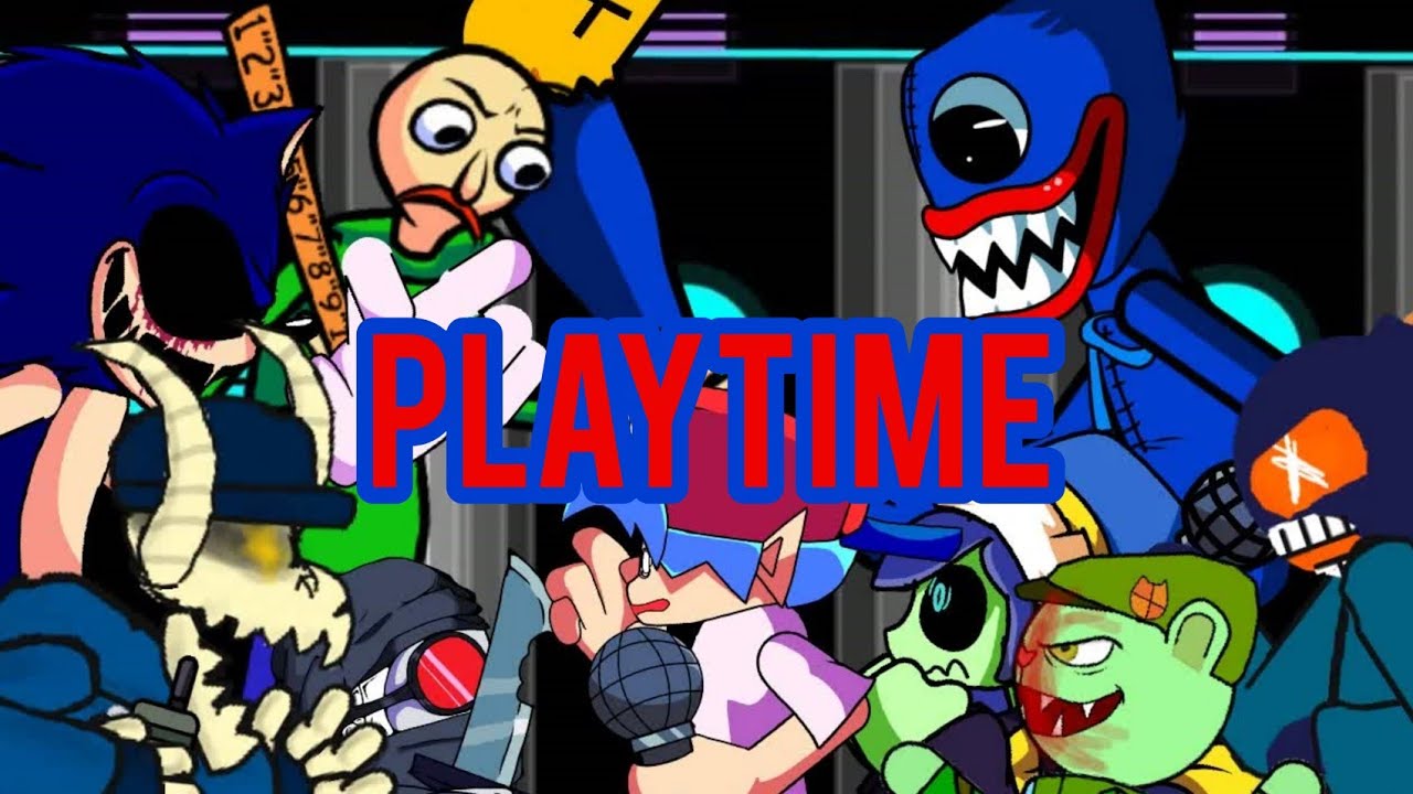 [DC2 FNF]Friday Night funkin "Playtime" COLLAB DC2 Animation - YouTube