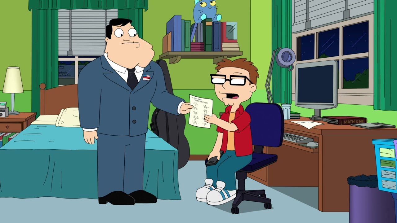 American Dad - I have math homework that I don't understand - YouTube