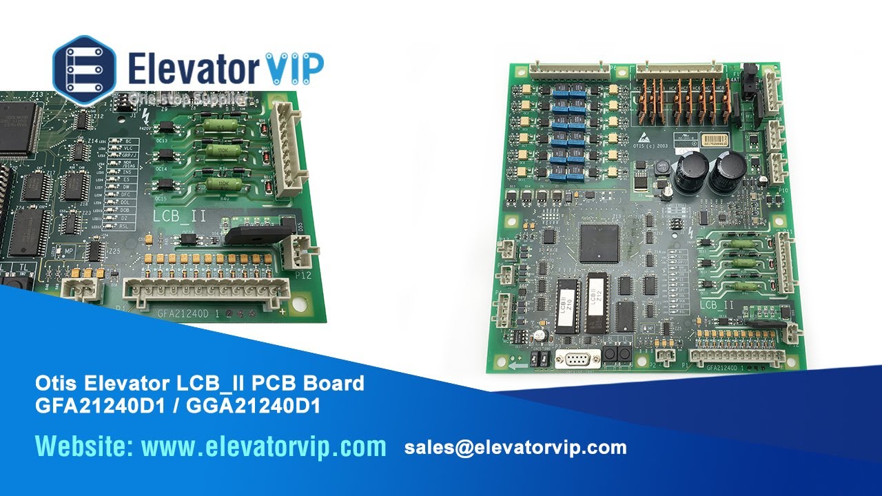 Otis Elevator LCB_II PCB Board GFA21240D1 / GGA21240D1 - YouTube