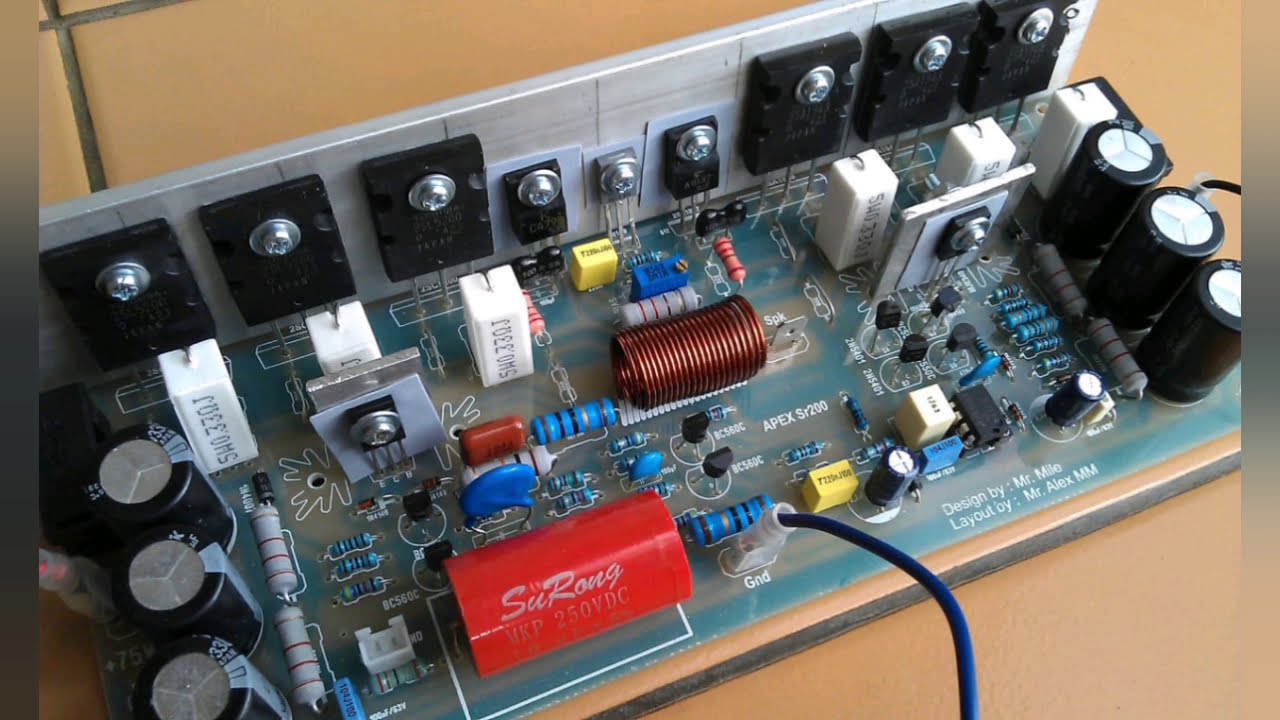 transformer for power AMPLIFIER board - YouTube
