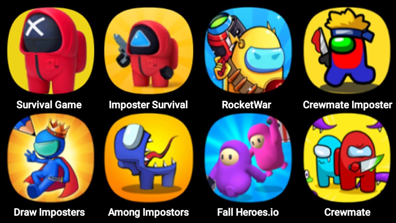 Survival Game, Imposter Survival, Rocket War, Crewmate Imposter, Draw ...