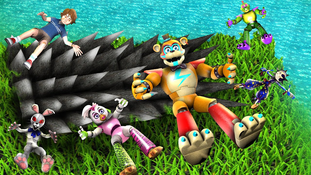 GMOD • FNAF 9 Security Breach: Chica , Gregory & Roxy incredible ...