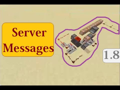 Custom Server Announcements in Vanilla Minecraft [1.8] - YouTube