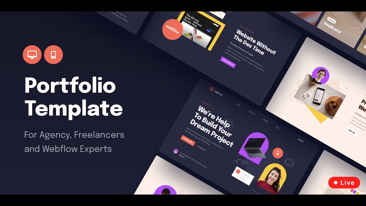 Making a Portfolio Website using HTML, CSS & JS | Source Code | Live ...