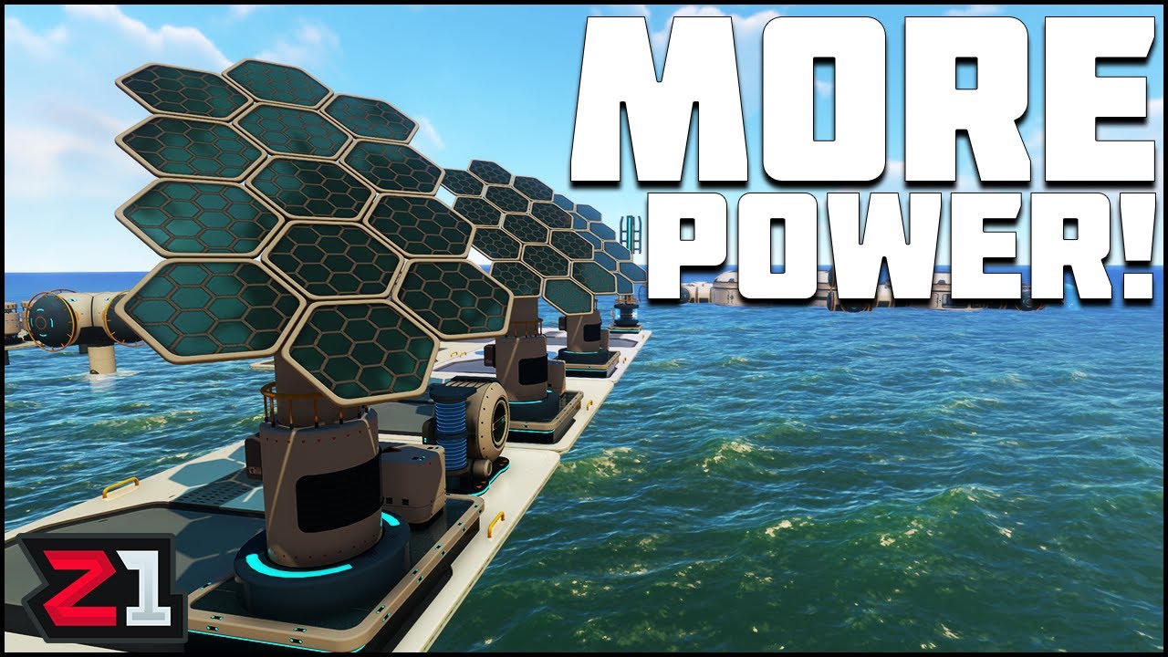 Powering The New Base With GIANT SOLAR and More ! Subnautica Modded Ep ...