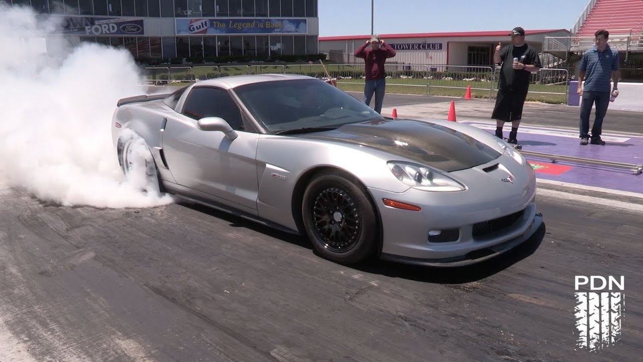 1200+HP Turbo Corvette running 168mph - 1/4 mile - YouTube
