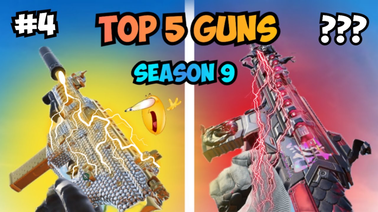 TOP 5 Guns for Ranked in CODM Season 9 2024 - YouTube
