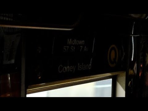 96th Street Bound R68 Q Train (Lights Off Ride) - YouTube