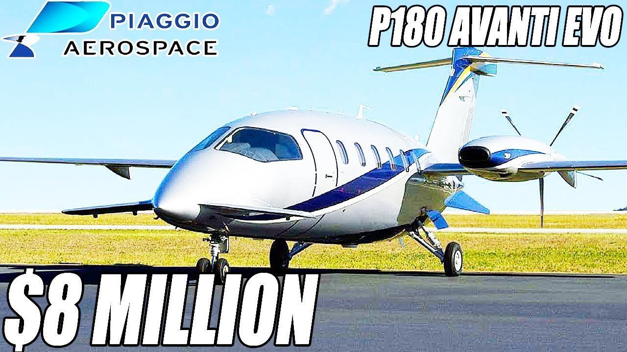 l'intérieur du Piaggio P180 Avanti Evo de 8 millions de dollars - YouTube