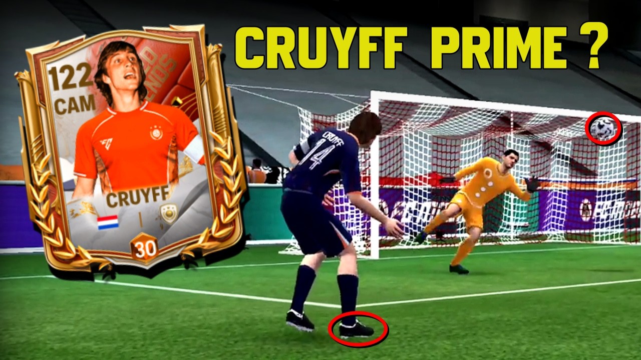 Cruyff é insano! Review do Cruyff 117 Capped Fc mobile (Gameplay) - YouTube