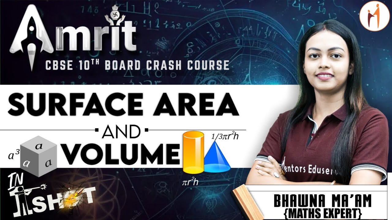 Surface Area & Volume in One Shot For CBSE Class 10th Board - All ...