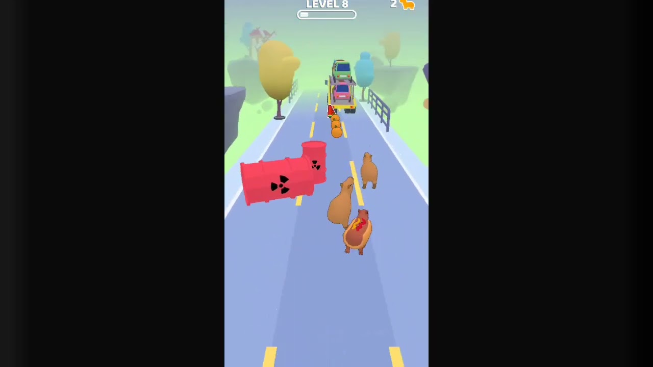 jugando capybara rush - YouTube