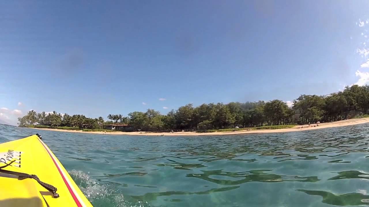 Palauea Beach (aka White Rock) - YouTube