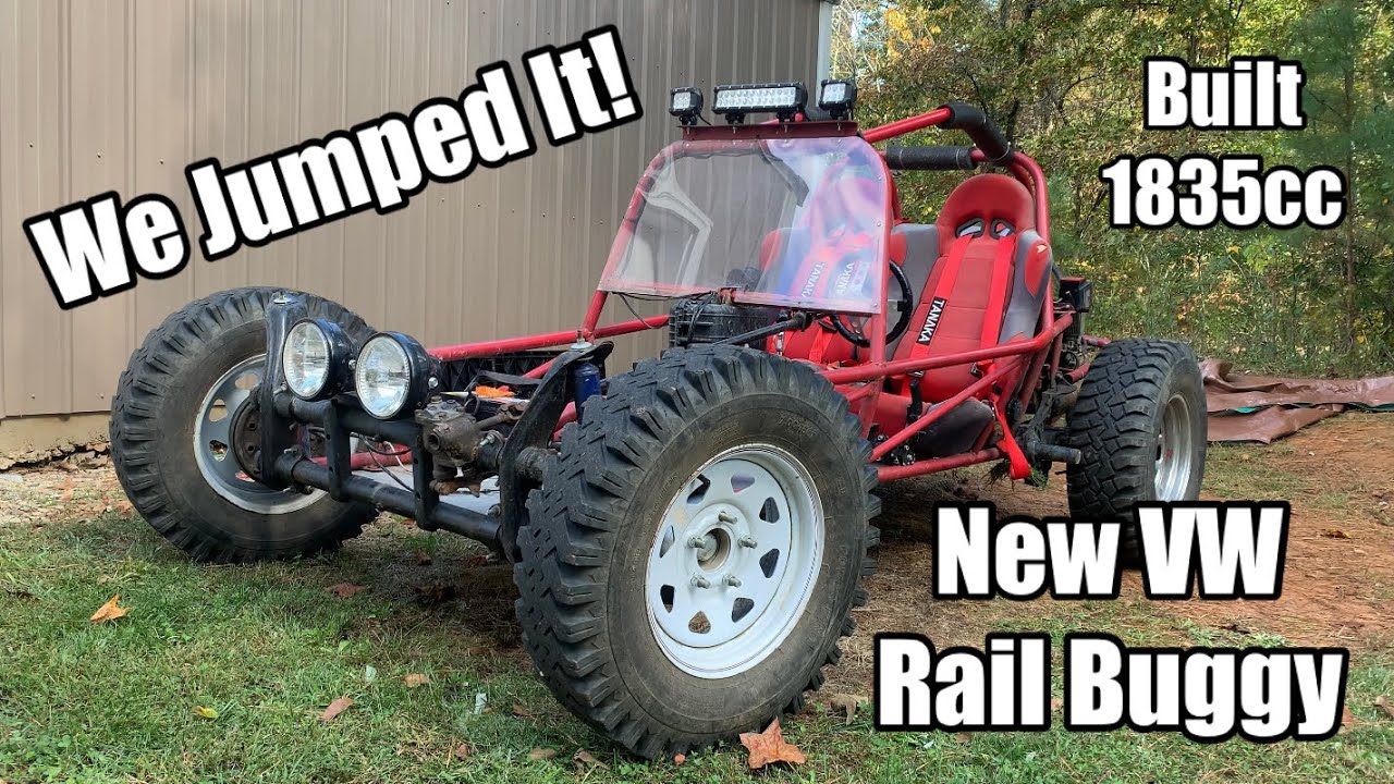 WE JUMPED IT! - VW Rail Buggy 1835cc - YouTube