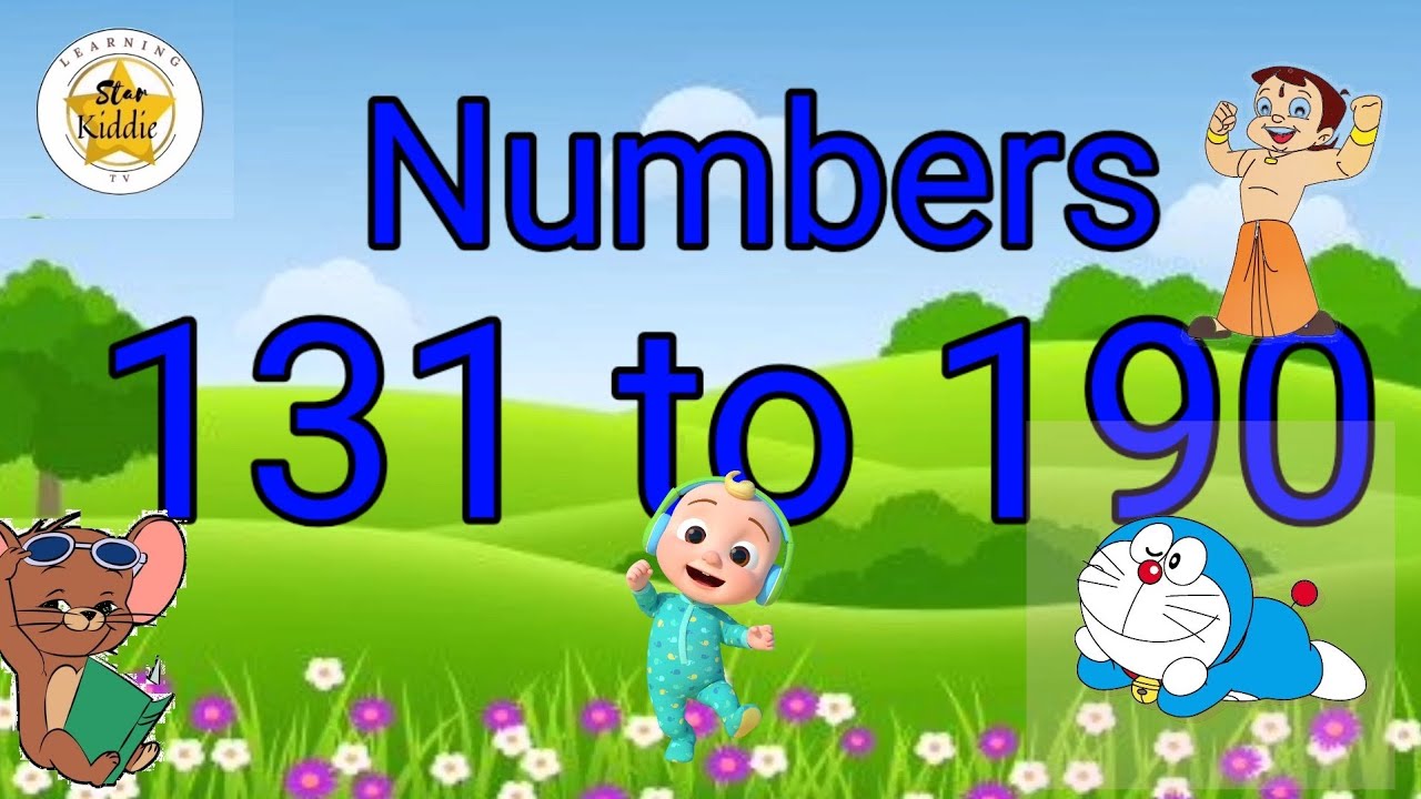 Learn Numbers 131 to 190,Counting from 131-190 छोटे बच्चों की पढ़ाई,# ...
