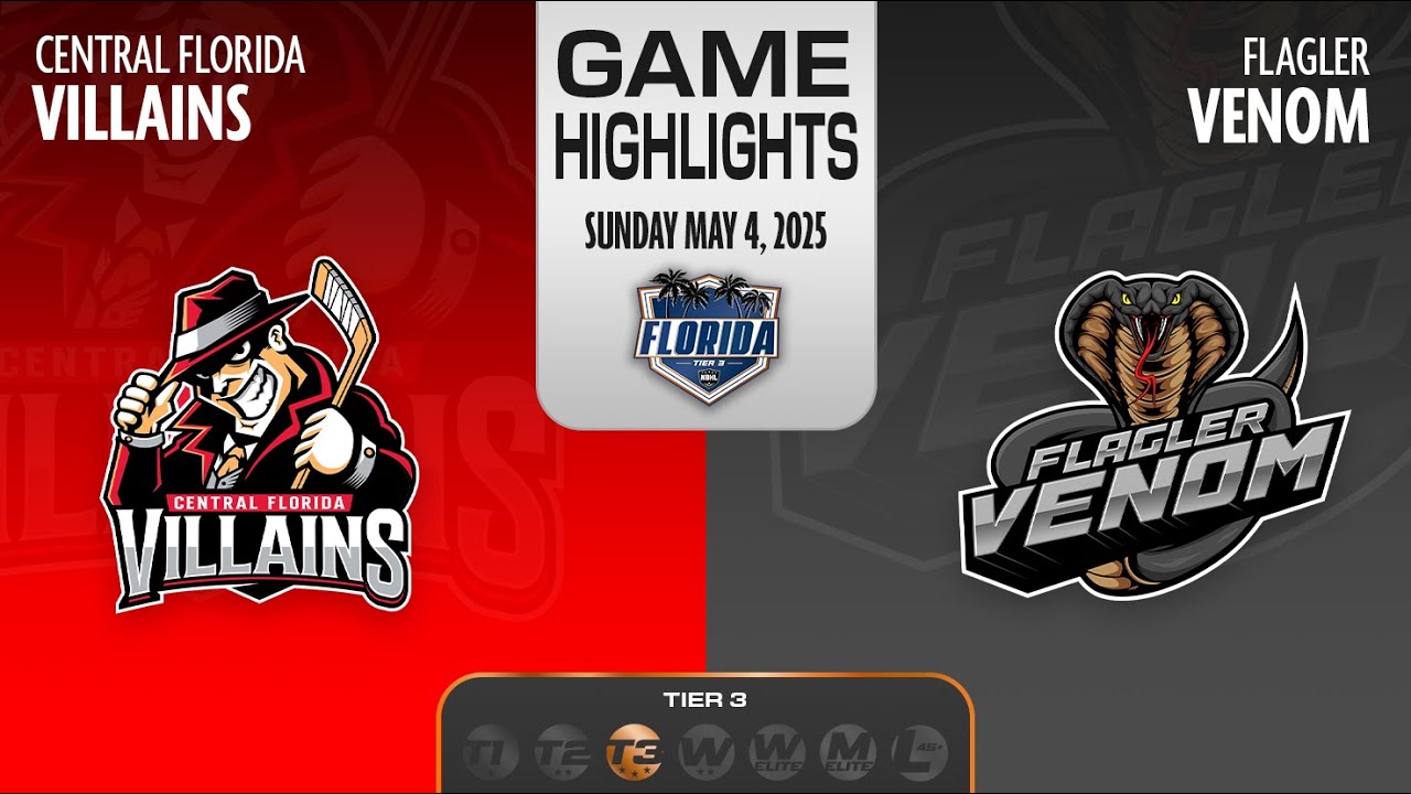 NBHL Florida Tier 2-3: Flagler Venom vs. Central Florida Villains ...
