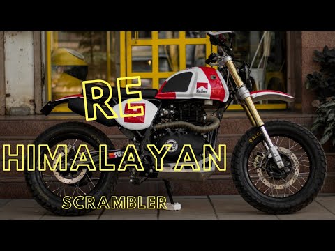 Himalayan Modified In To "Scrambler | Royal Enfield Modified Himalayan ...