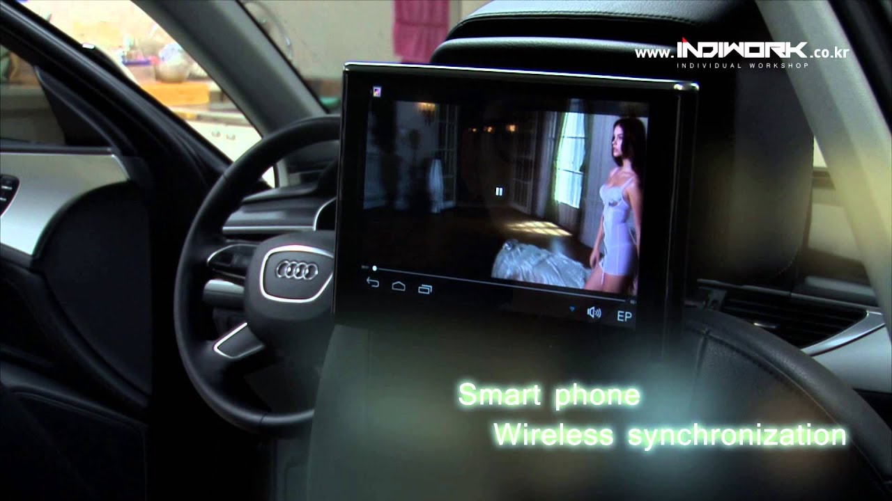 Audi Rear monitor 10.1"Android4.2 1080 HD Smart AR-101A by 인디웍 indiwork ...