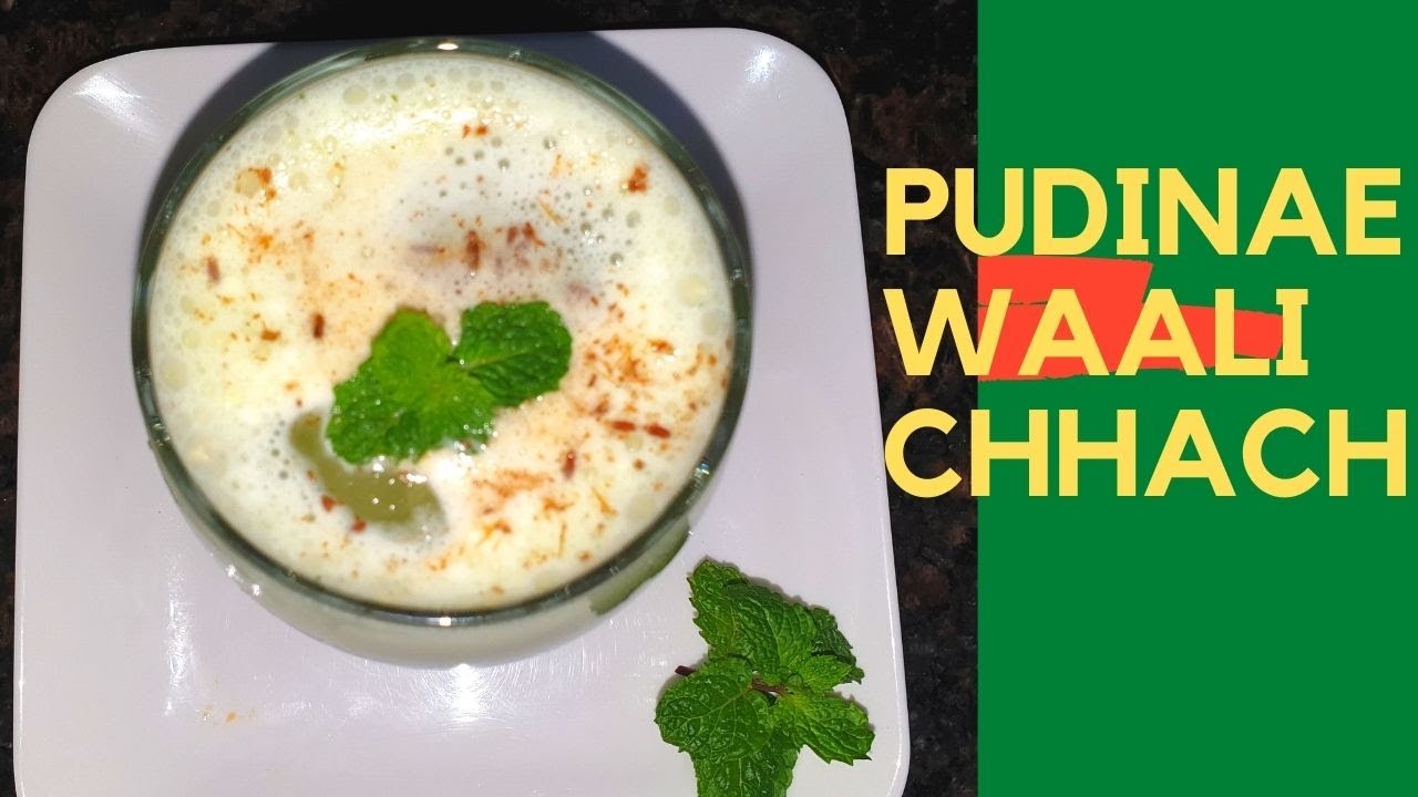 Pudinae Waali Chhach | Fasting recipe !!recipe by cook fast and slow ...