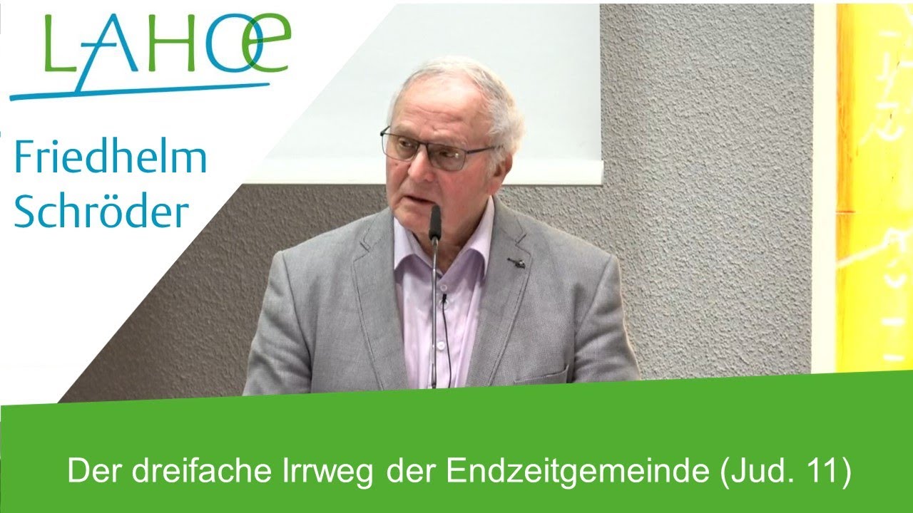 16.10.2022 Friedhelm Schröder: Der dreifache Irrweg der Endzeitgemeinde ...