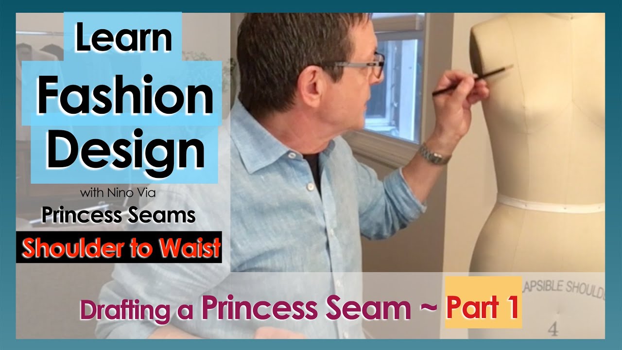 How To Draft A Princess Seam Bodice ~ (Part 1) ~ Pattern Making In ...