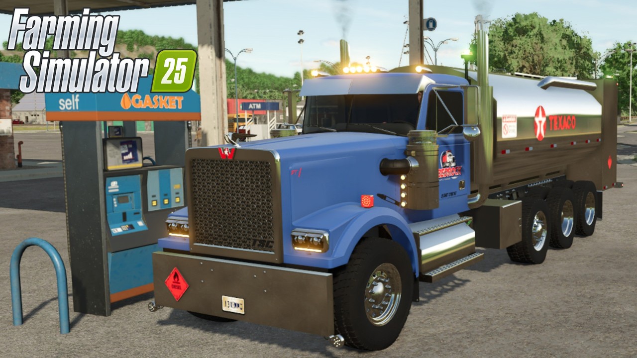FS25 - FUEL TRANSPORTING with Western Star 4964 - NEW TRUCK MOD for ...