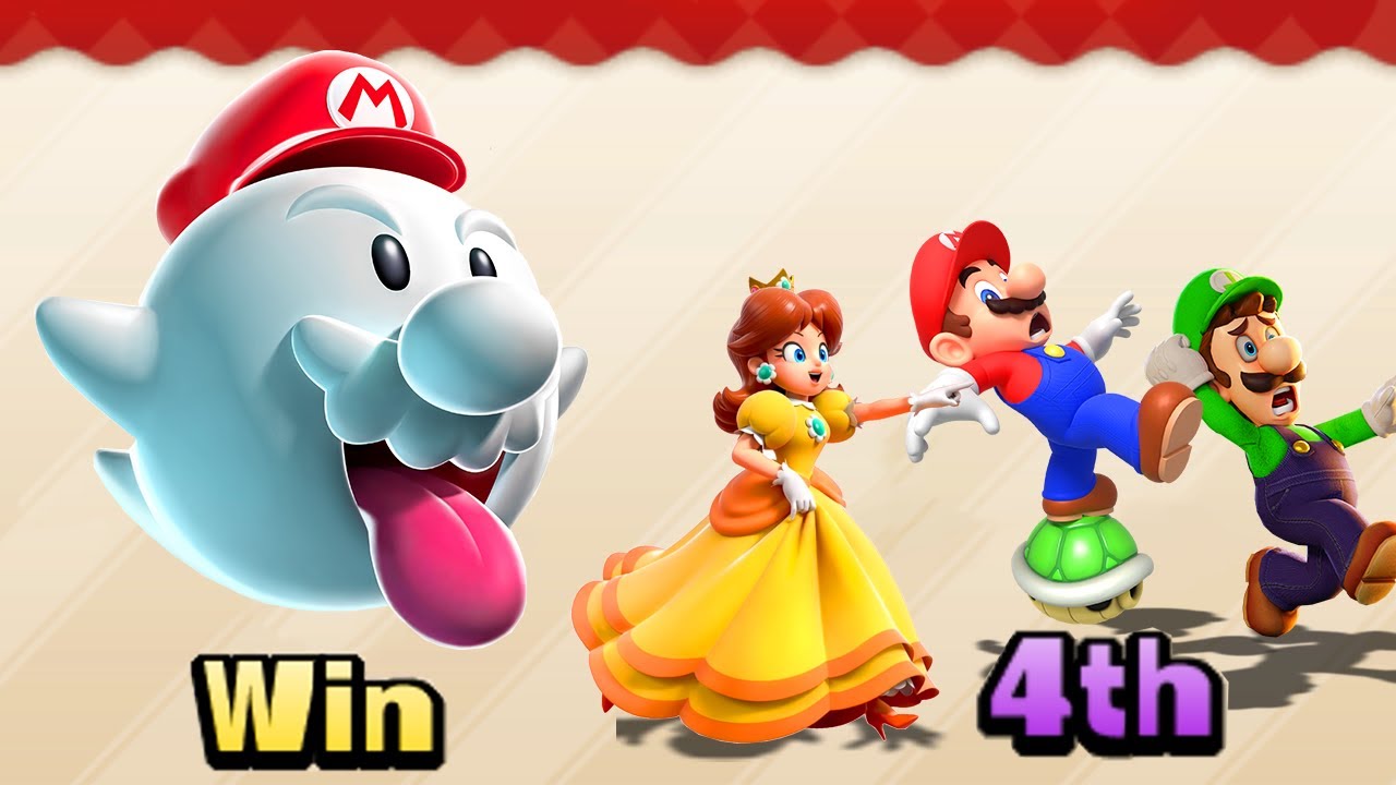 Mario Party Island Tour - Boo Is Unlucky - Boo No Legs vs His Friends ...