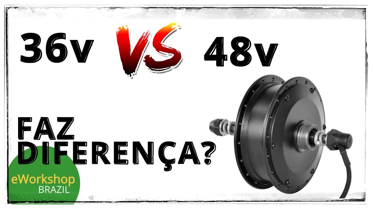 Comparativo 36v vs 48v com a mesma potência de 350w, será que é muito ...