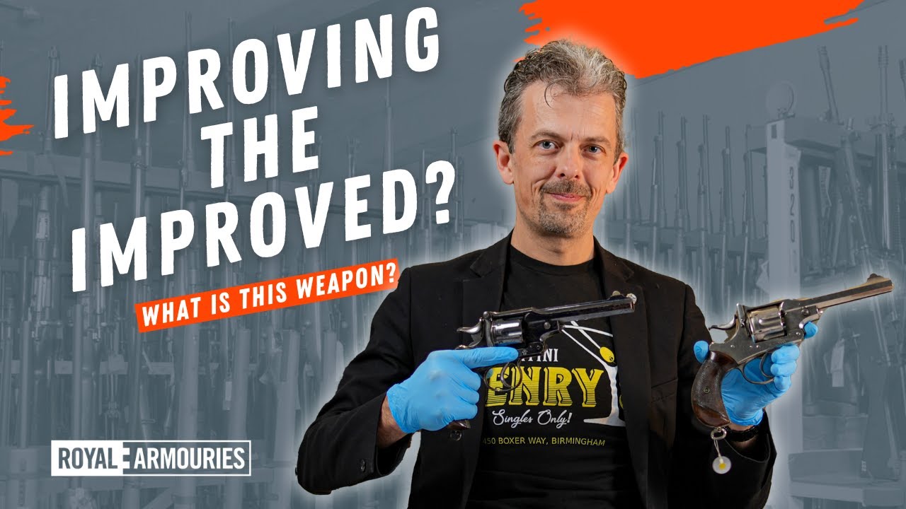 The Webley 'Kaufmann' Improved Government Revolver with firearms expert ...