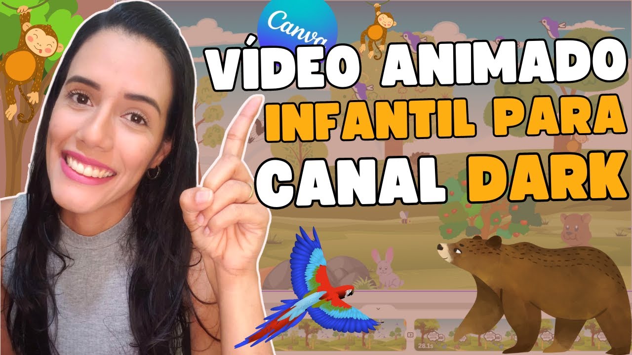 COMO criar VÍDEO ANIMADO INFANTIL para CANAL DARK– Passo a Passo ...