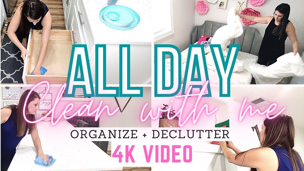 CLEAN WITH ME / ALL DAY CLEAN WITH ME / CLEANING MOTIVATION / CLEAN ...