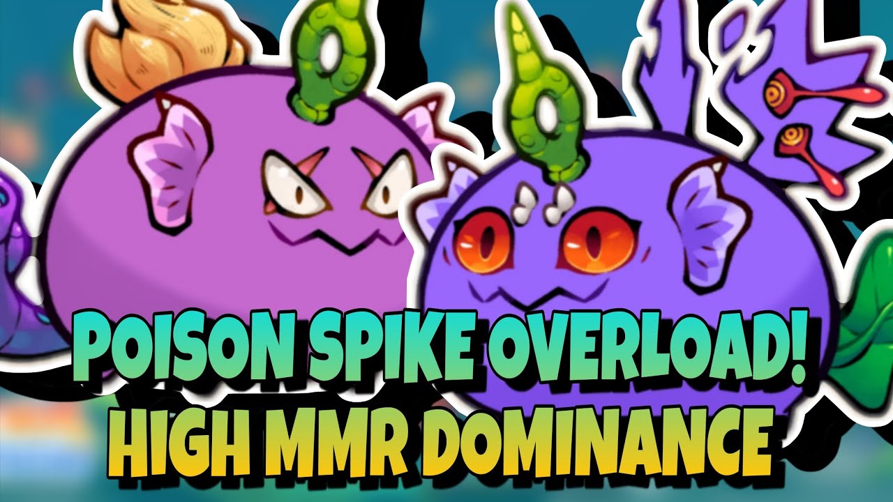 Triple Reptile Spike Poison Team | High MMR Axie Infinity Origin Arena ...