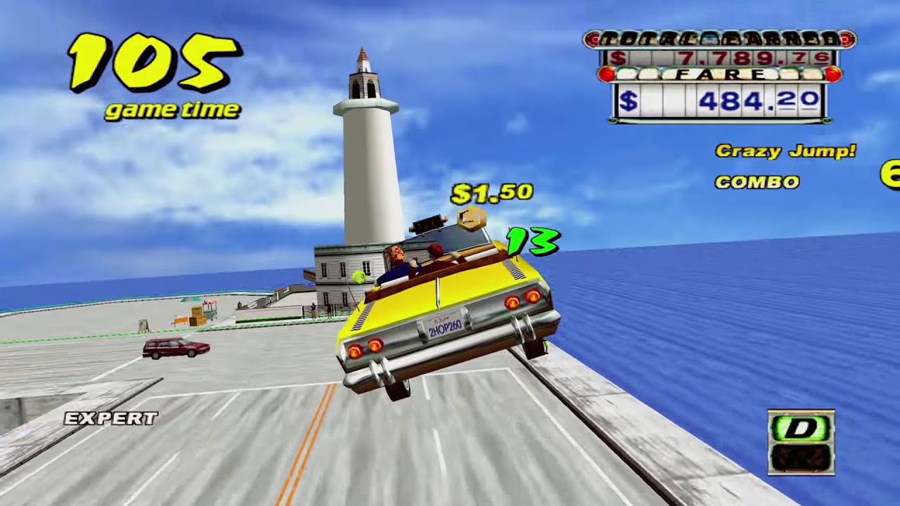 Crazy Taxi PC [Steam] | Gameplay - YouTube