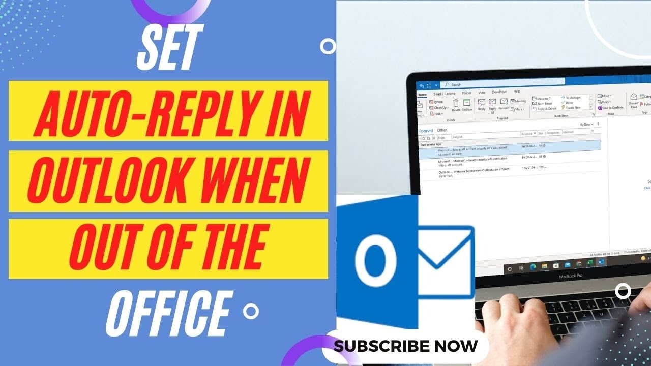 How to Set Auto-Reply in Outlook When Out of the Office - YouTube