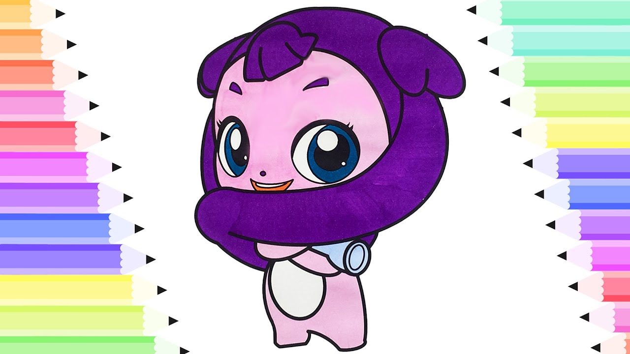 색칠놀이 캐치티니핑 무셔핑 | 색칠공부 Coloring Book Catch Teenieping -Coloring Book ...