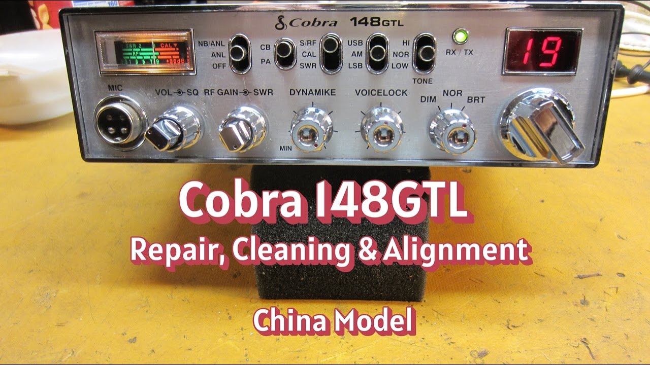 Cobra 148GTL China Model Repair & Alignment. - YouTube
