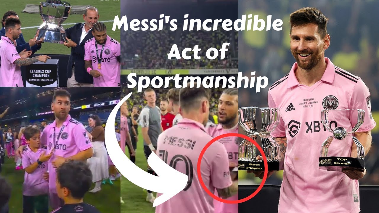 LIONEL MESSI GIVES INTER MIAMI HIS FIRST TROPHY | YOUR GOAT , MY GOAT ...