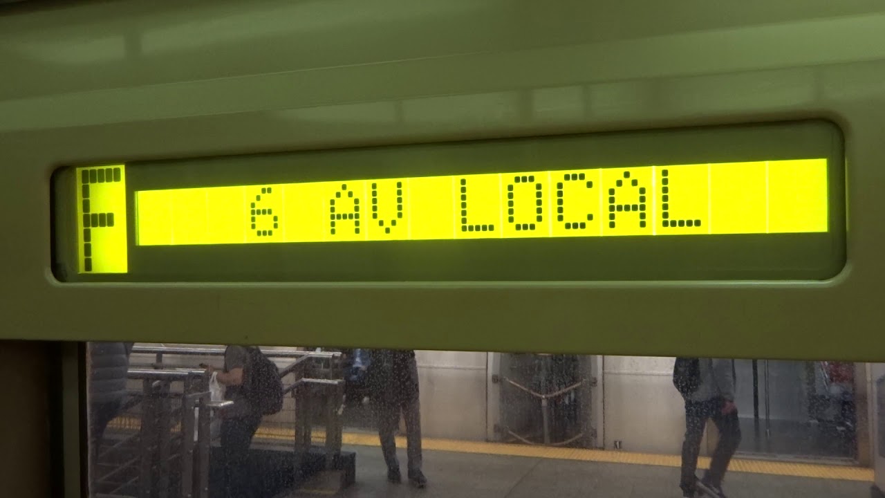 NYC Subway Special: R46 (F) Destination Sign To Coney Island VIA West ...