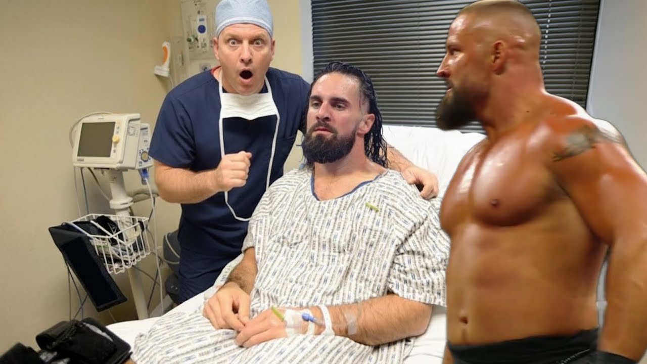 Bron Breakker Brutal Attack Seth Rollins in Hospital WWE Raw 2025 ...