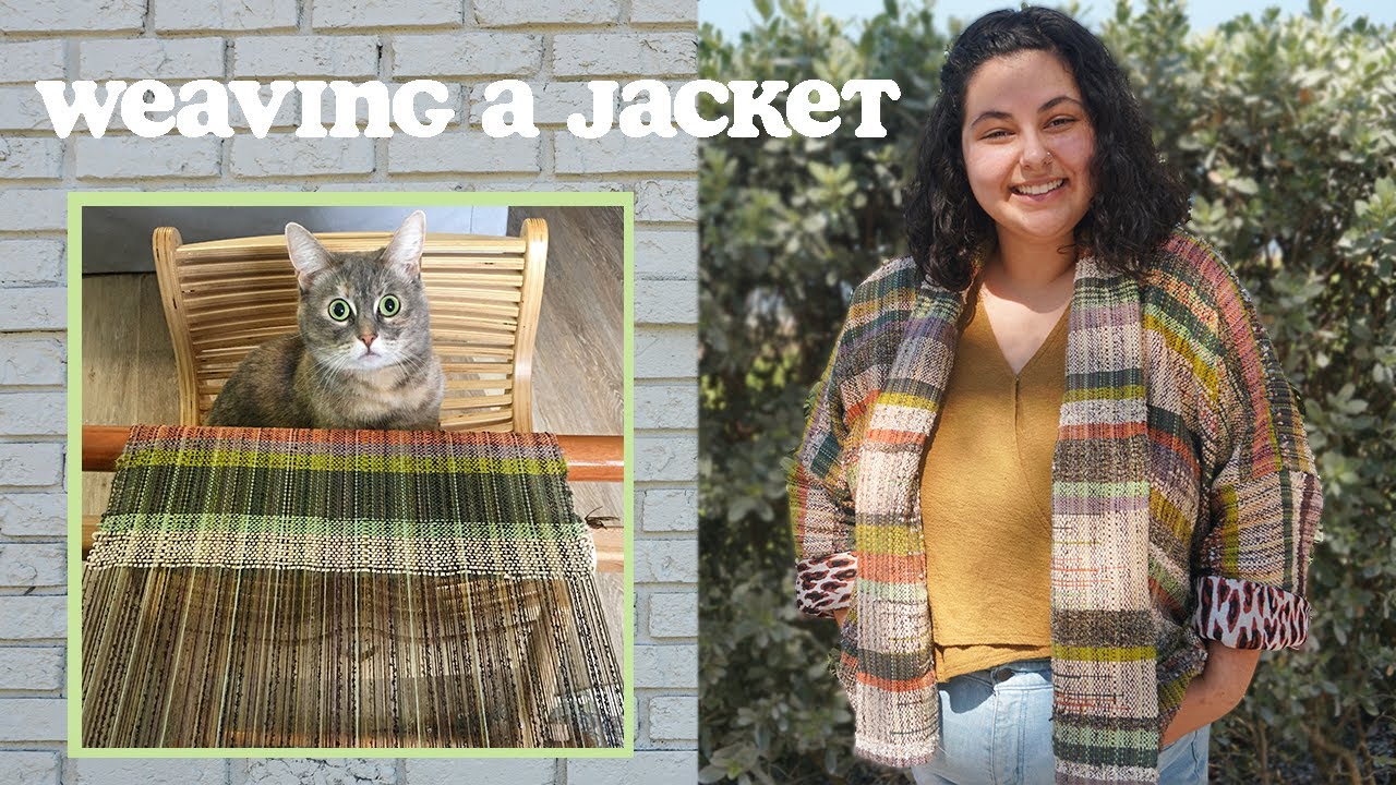 Making a Handwoven Jacket (Weaving Time-lapse) - YouTube