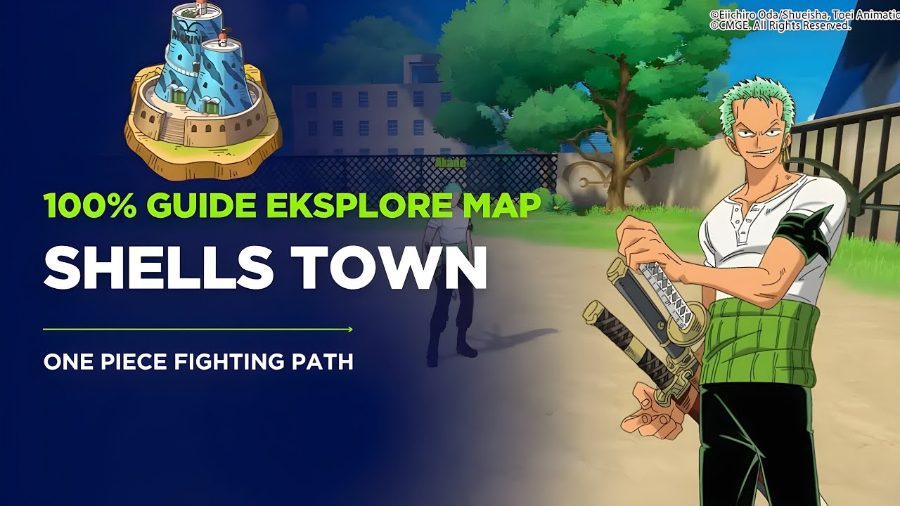 Guide Eksplore Map Shells Town [One Piece Fighting Path) - YouTube